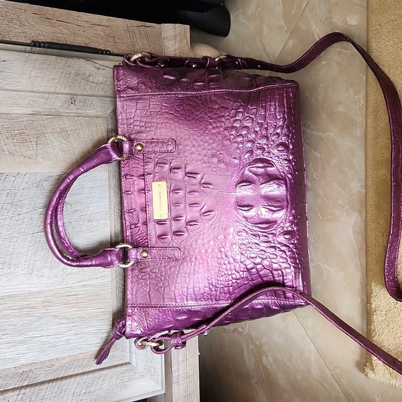 Brahmin | Bags | Brahmin Custom Color Gloss Shoulder Bag | Poshmark